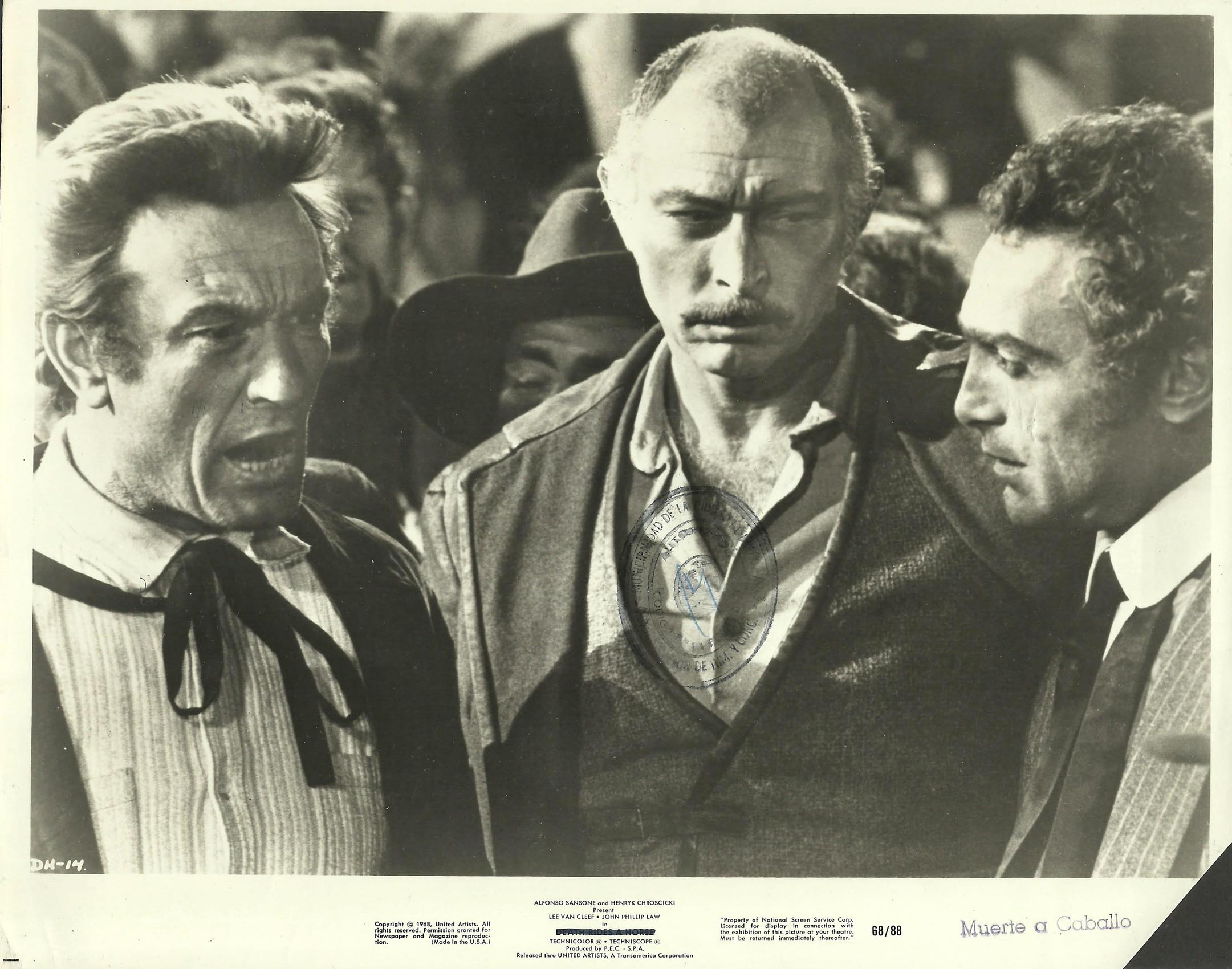 LEE VAN CLEEF in "Death Rides a Horse" Original Vintage Photograph 1966 ...